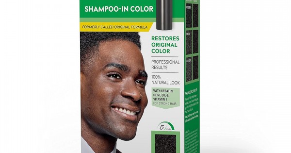 just for men hair dye shamppo-in Haircolor Dark Brown