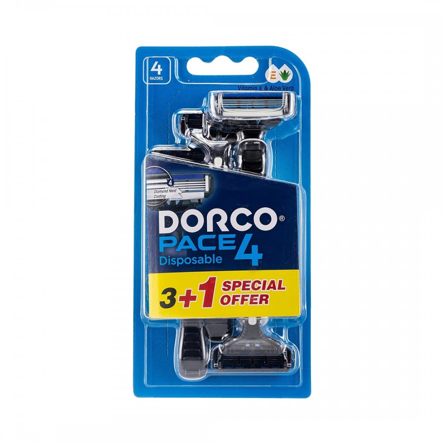DORCO DISP.RAZOR PACE-4 3+1'S