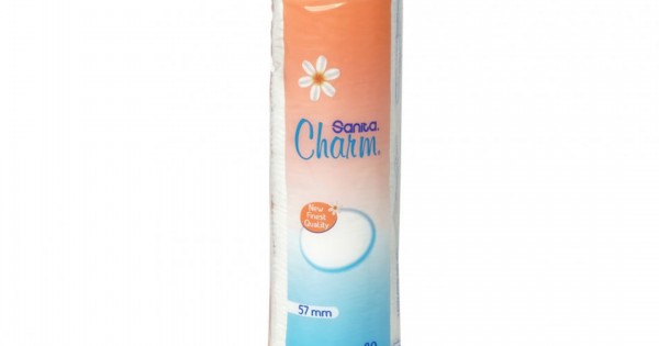 Charm Round Cotton Pads for Makeup Removal 80 Pieces