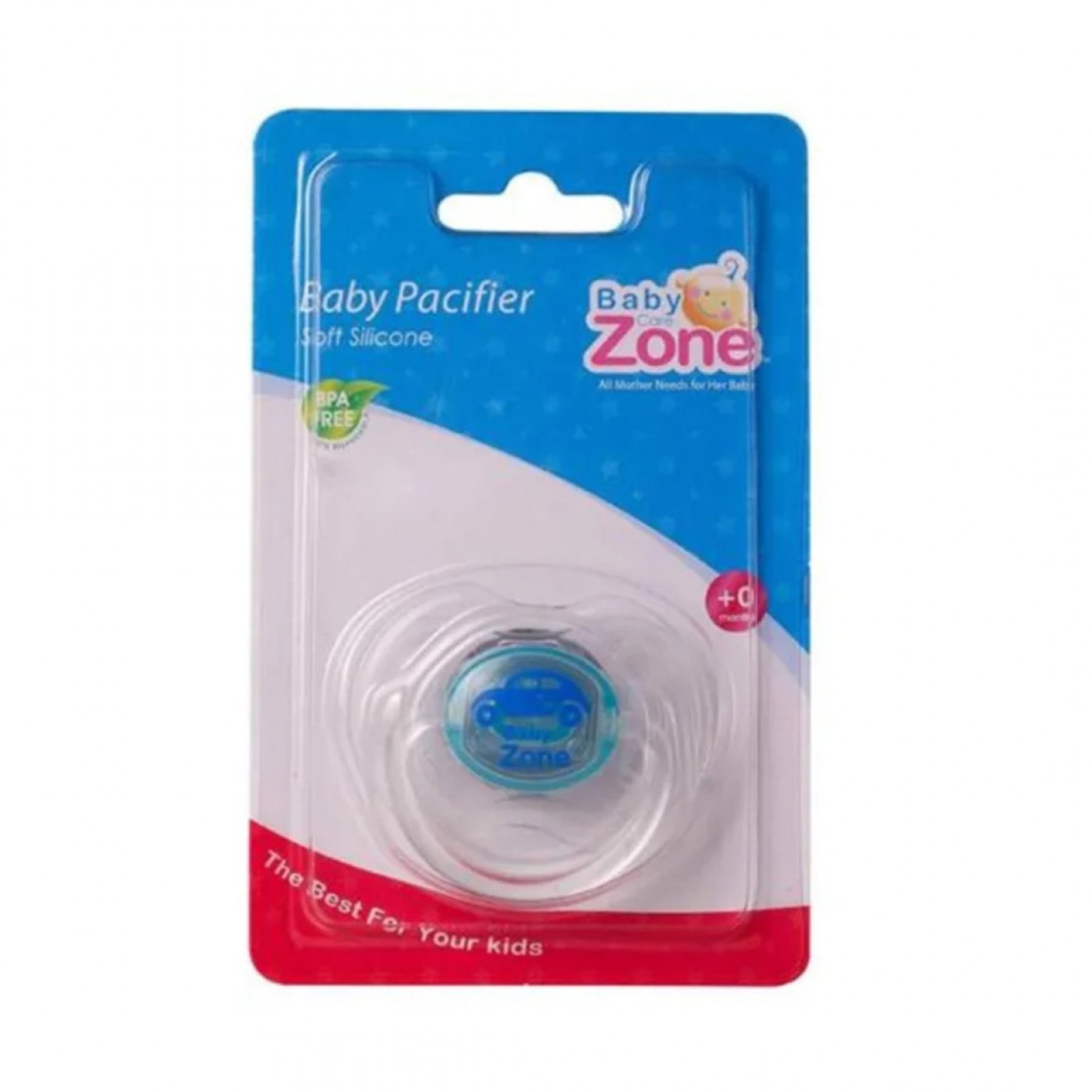 Baby Zone silicone 8127 baby pacifier 0+ months