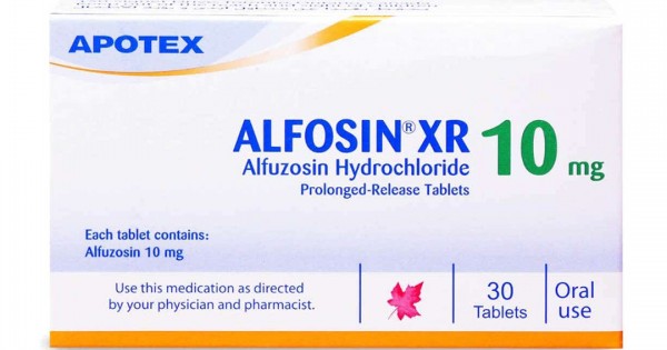 Alfosin XR 10 mg alfuzosin Prolong release Tablets 30 Tablets