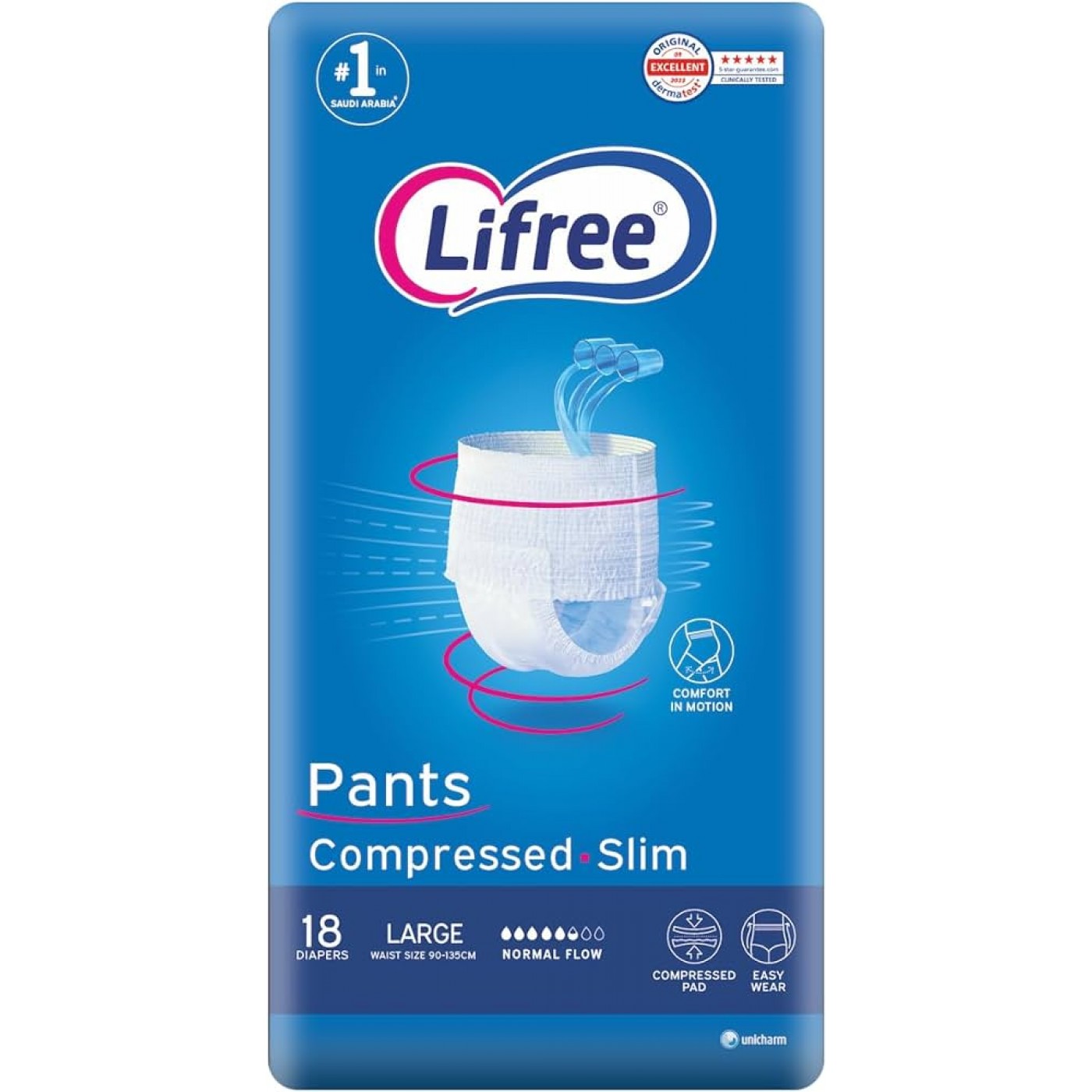 Lifree Adult Diapers Clot Large 18 Piece