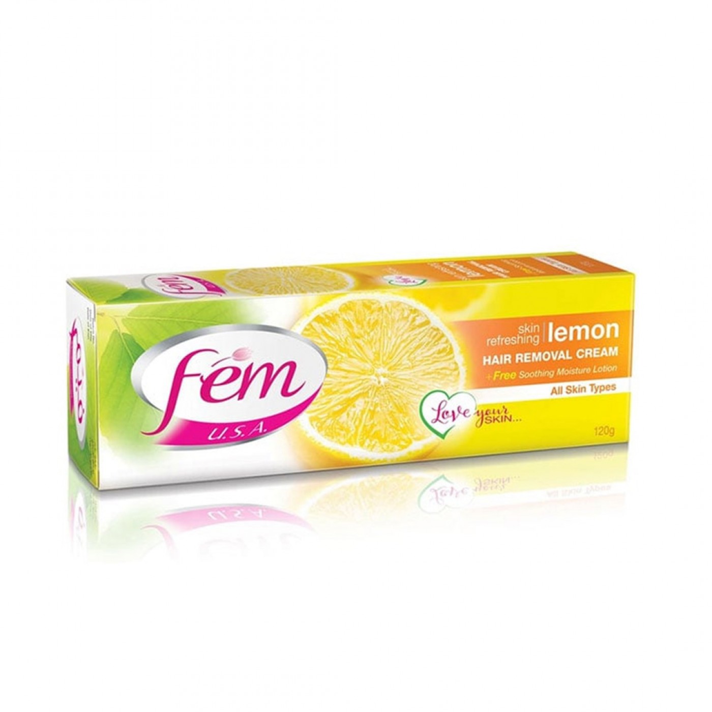 Fem Hair Removal Cream with Lemon – 120 gm