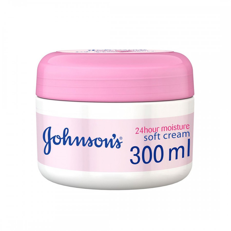 Johnson 24 Hour Moisture Soft Body Cream – 300ml