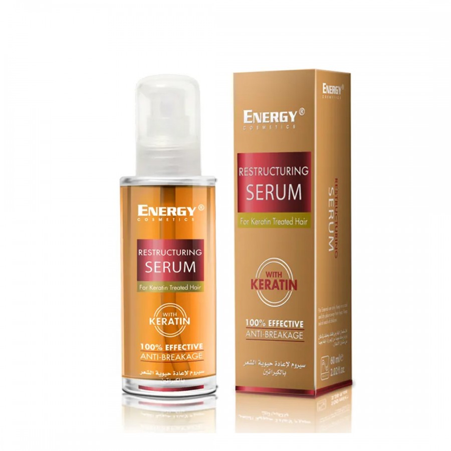 Energy Cosmetics Keratin Restructuring Hair Serum – 60 ML