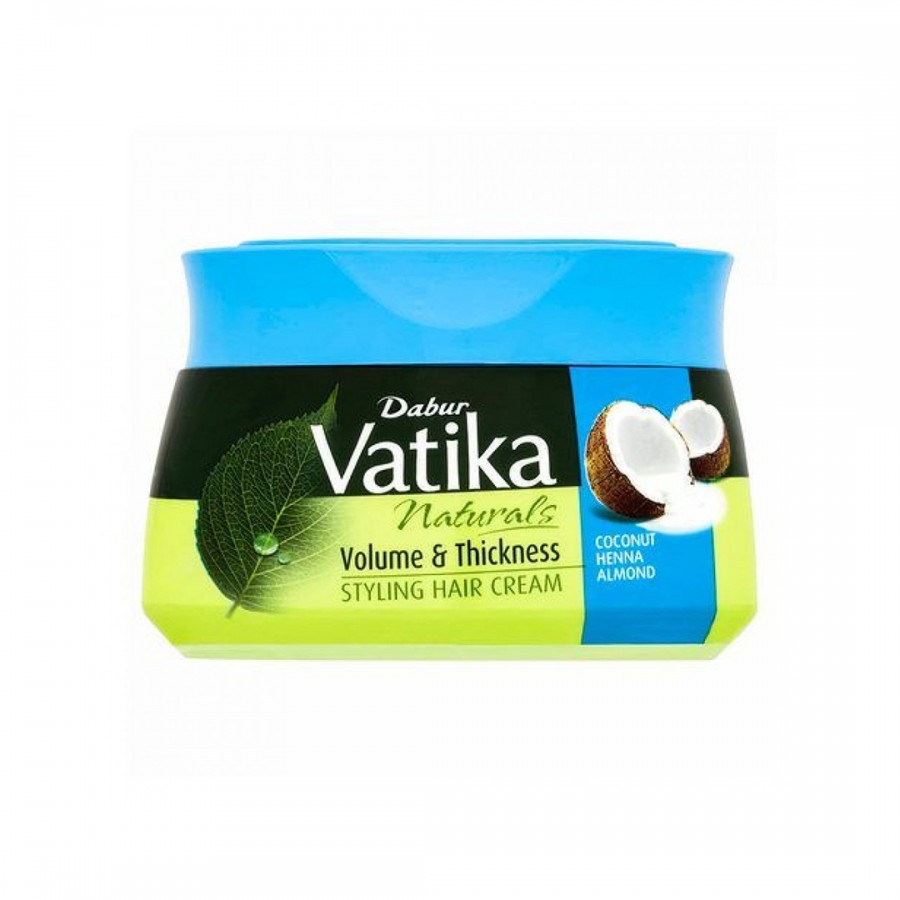 Dabur Vatika Hair Cream with Coconut, Henna, Almond 210ml – Strength ...