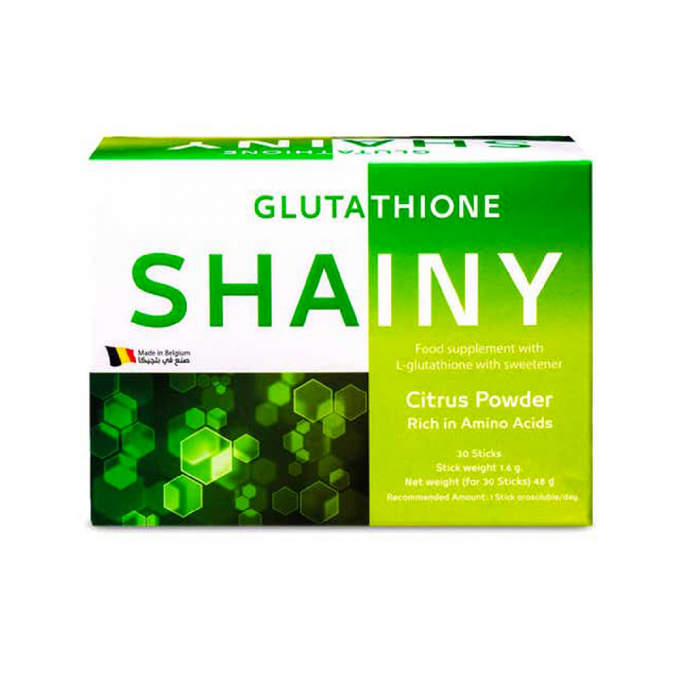 Shainy Sticks Dietary Supplement for Hair, Skin Nail Health 30 Sticks