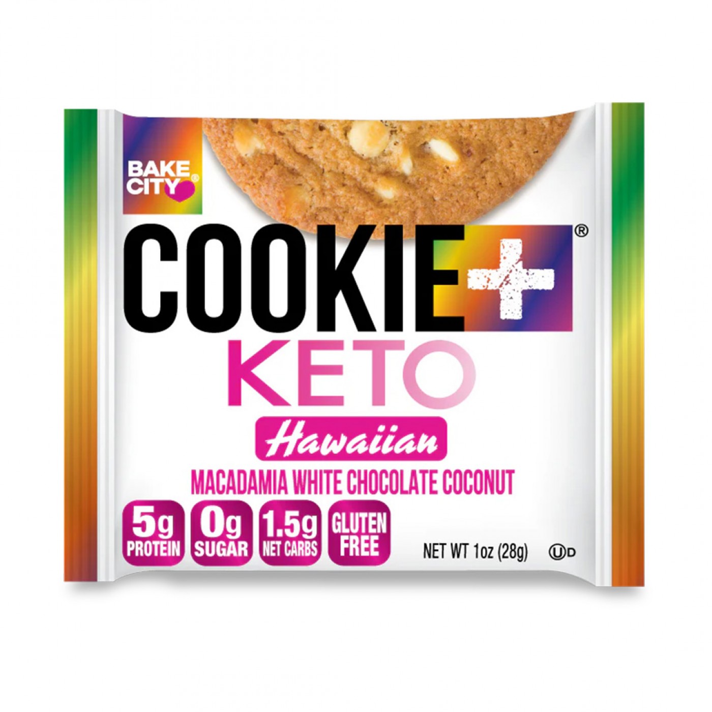 Bake City Cookies Plus Keto Hawaiian – 28 g