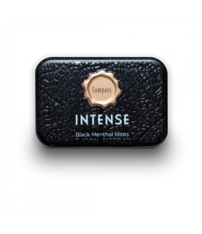Compass Intense Black Menthol Sugar-Free Mints - 50 Pieces