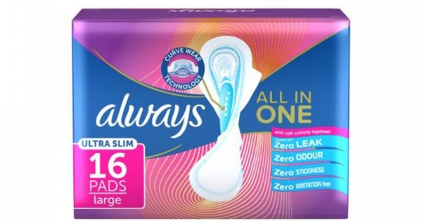 Always Pad All In One Ultra slim Large 16 PADS
