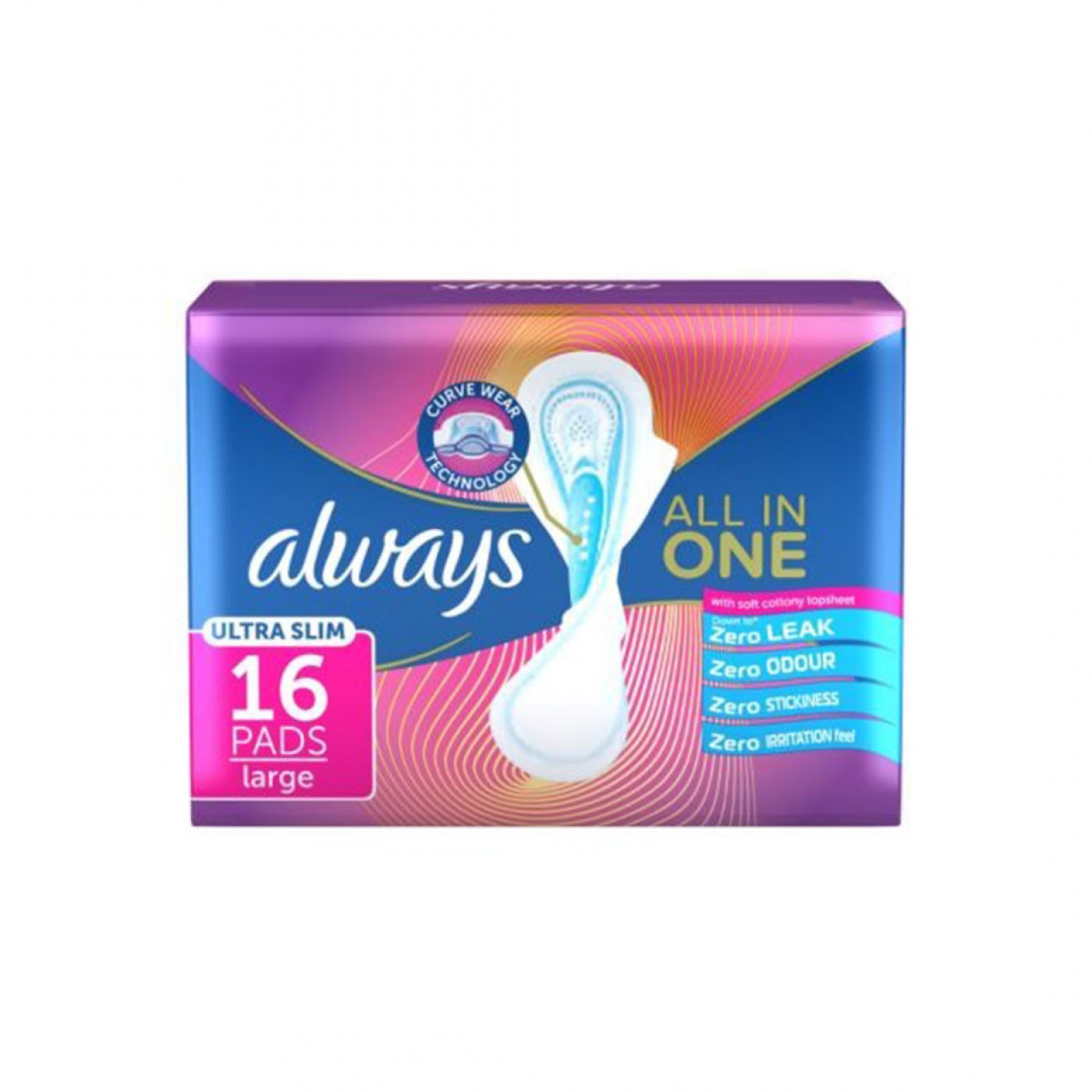 Always Pad All In One Ultra slim Large 20 PADS