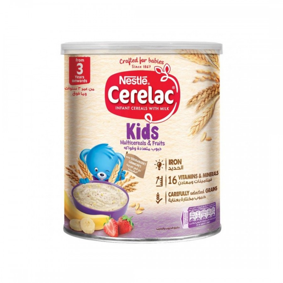 Cerelac Multicereals & Fruits for 3+ Years Kids – 400 g