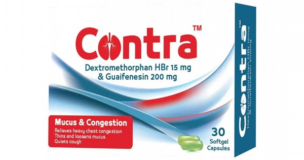 Contra 30 Capsules Cough Relief
