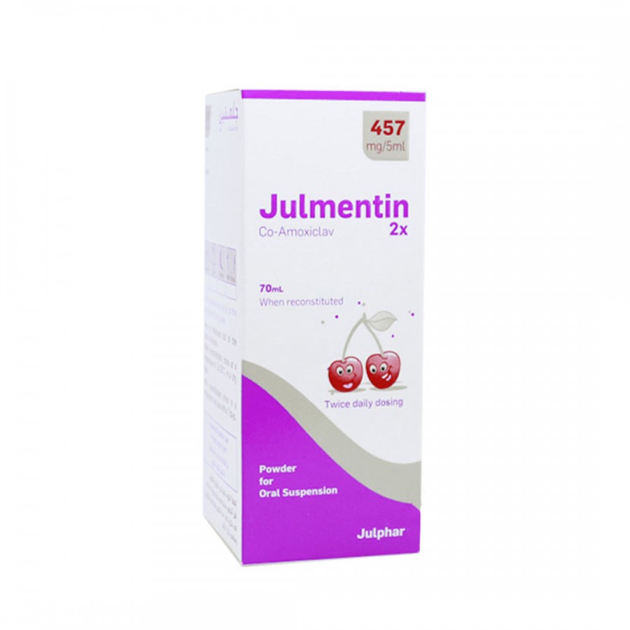 Julmentin Antibiotic Suspension 457mg/5ml 70ml