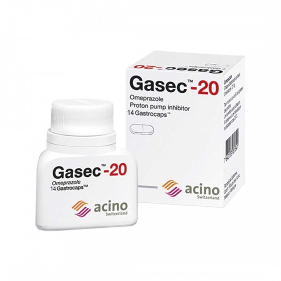Gasec 20 mg 14 Capsules