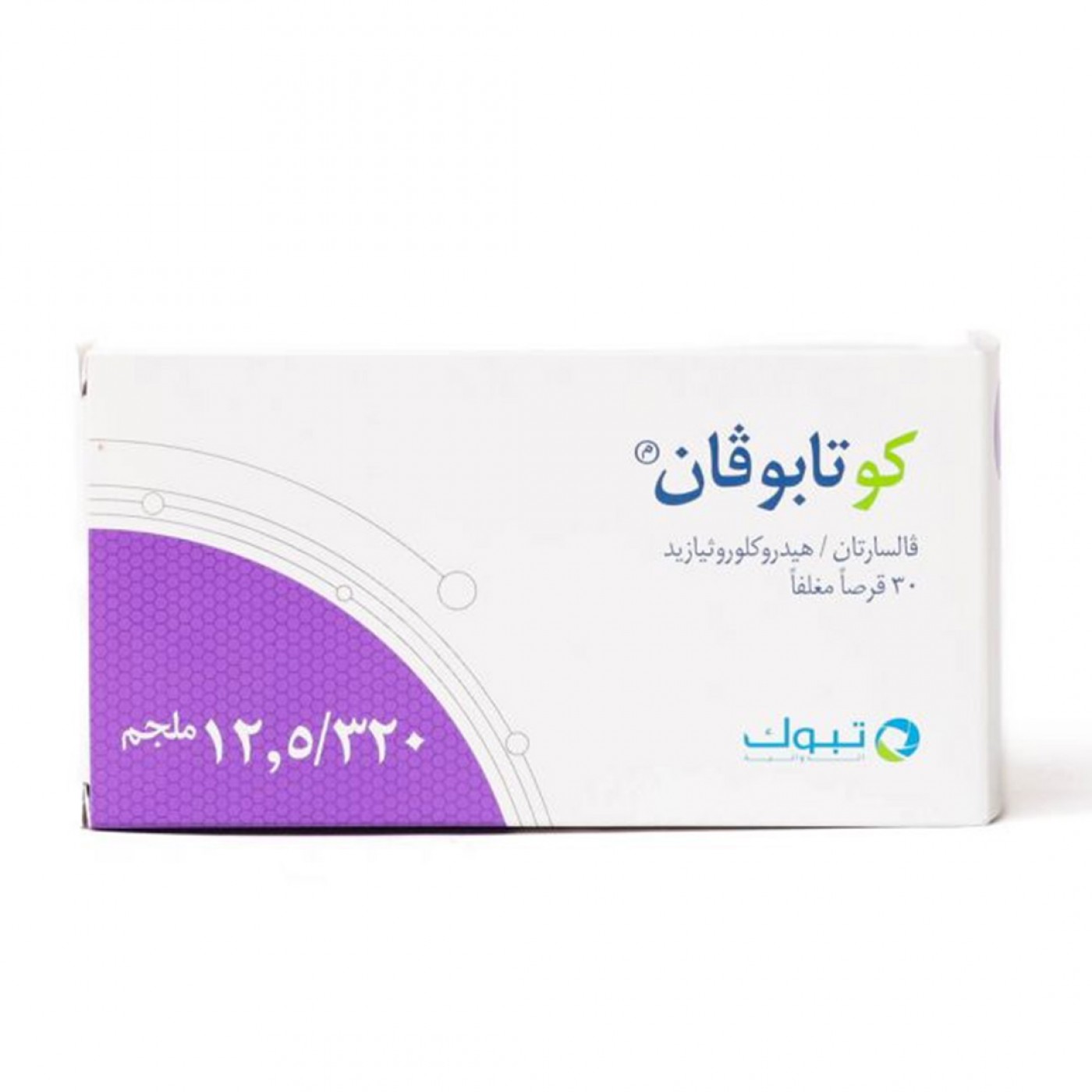 Co-Tabuvan 320/12.5Mg For Hypertension 30 Tablets