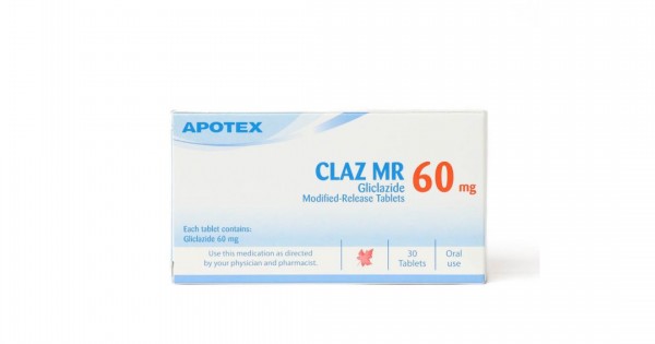 Claz Mr Gliclazide Tablet 60 Mg 30 Tablets