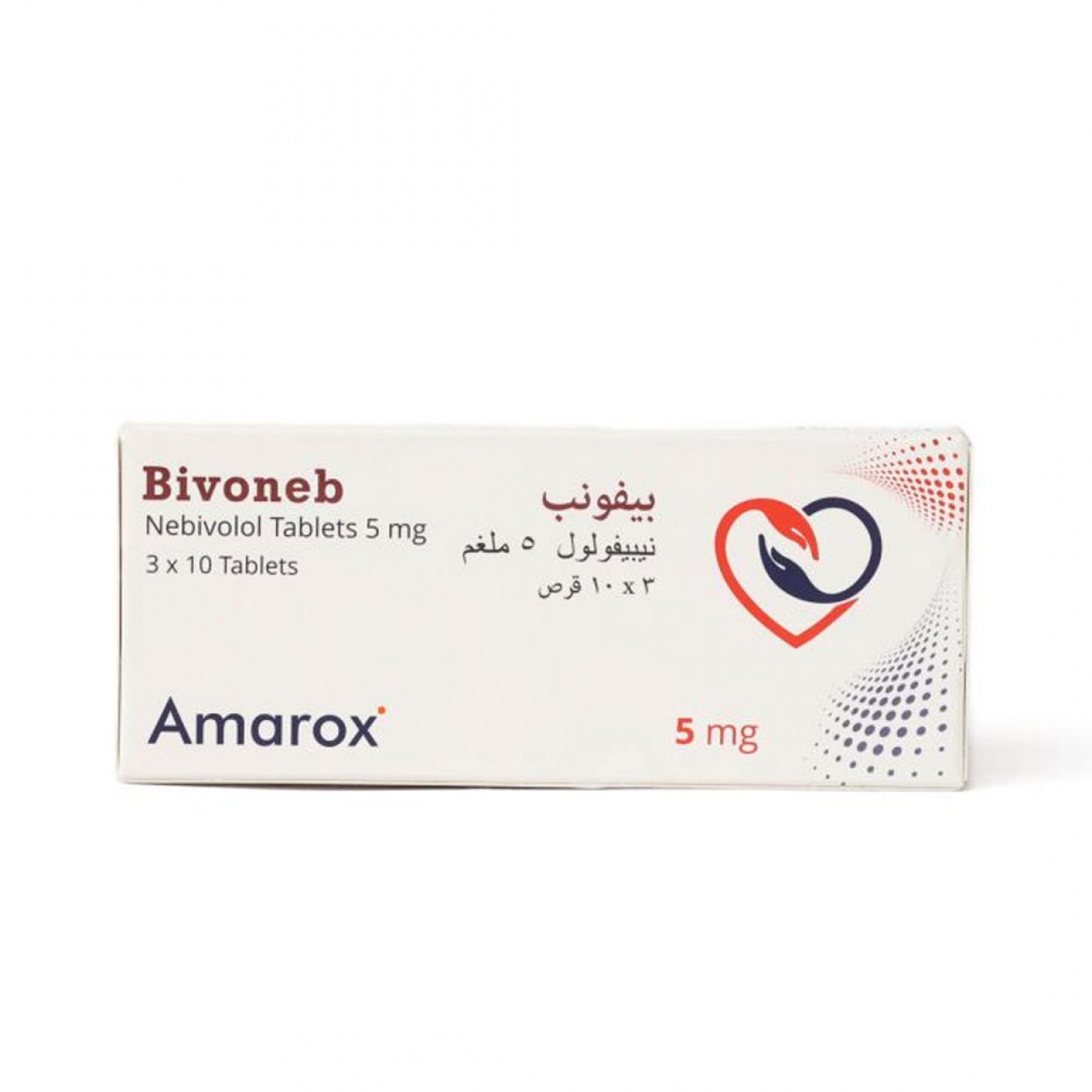 Bivoneb 5 Mg Nebivolol 30 Tablets