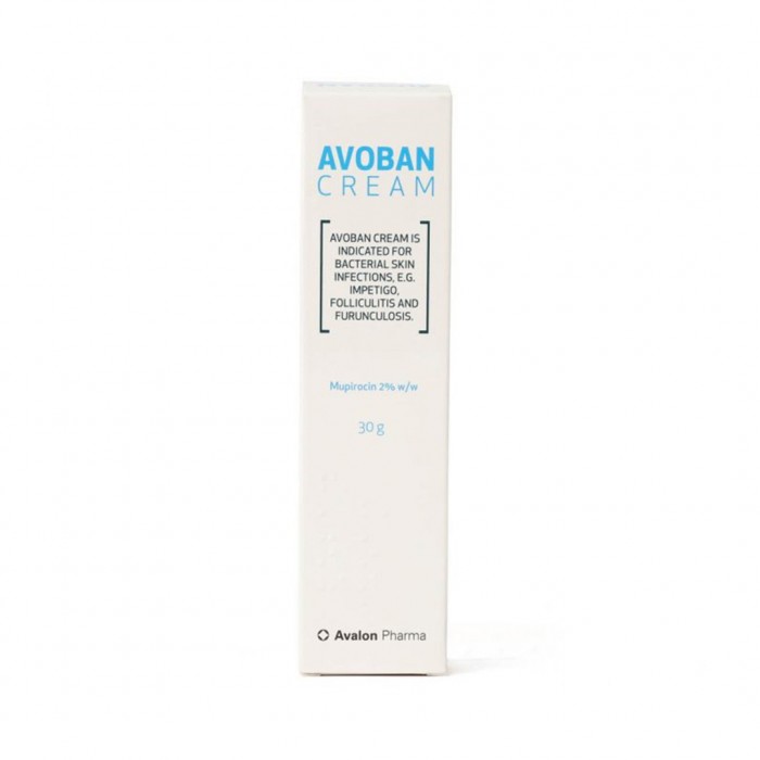 Avalon Avoban Mupirocin Cream 2% 30g