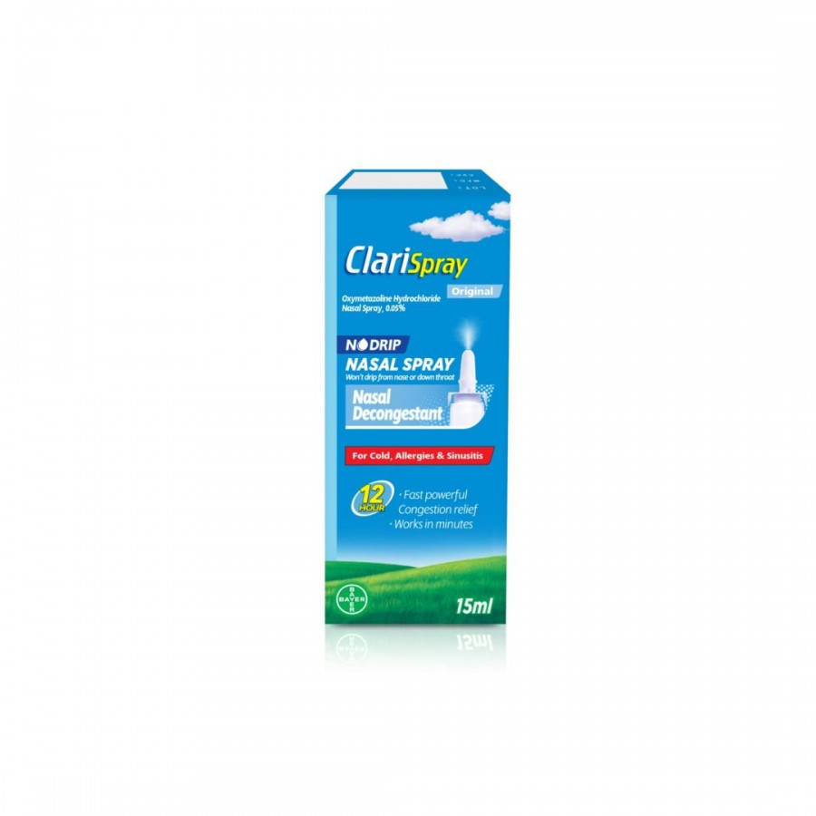 Clarispray Original Nasal Decongestant Spray 15ML