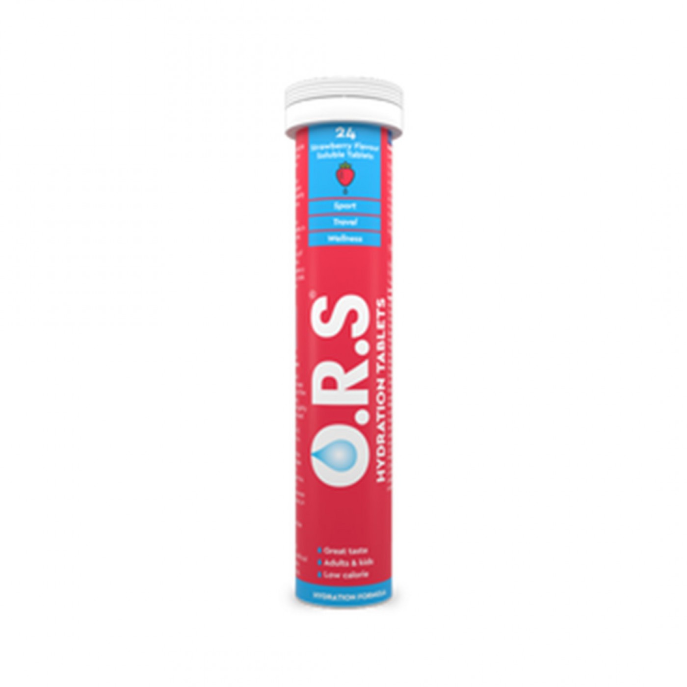 O.R.S Hydration Tablets – Strawberry (24 Effervescent Tablets)