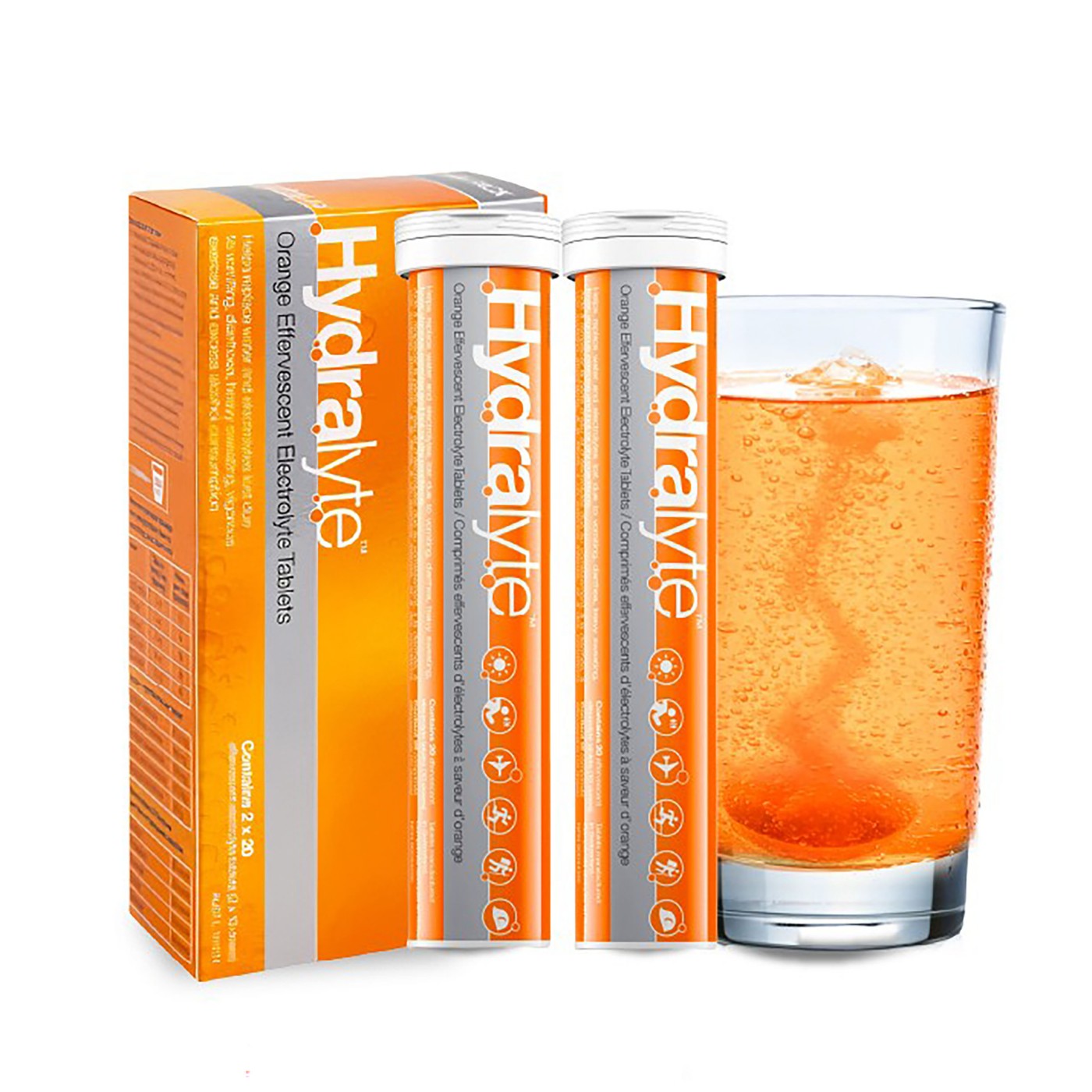 Hydralyte Tabs - Orange - 40 Tabs