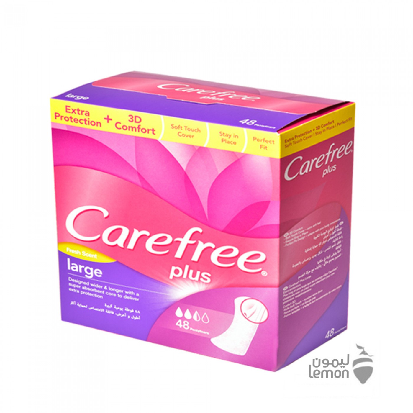 Care Free Large With Aloe Vera Diapers 48'S