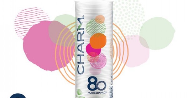 Sanita Charm 100% Cotton Pads 80pieces