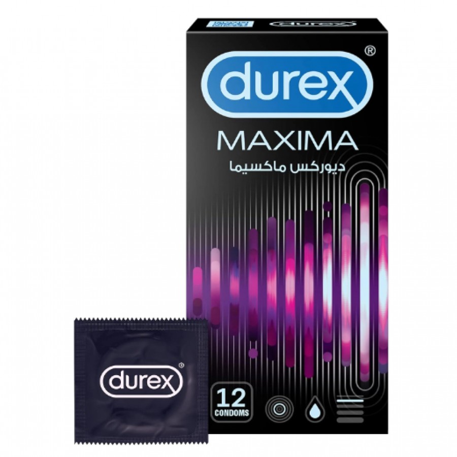 Durex Male Condoms Maxima 12Pieces – Protection & Pleasure