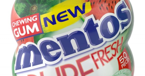 Mentos Pure Fresh Watermelon Gum 50 Pcs