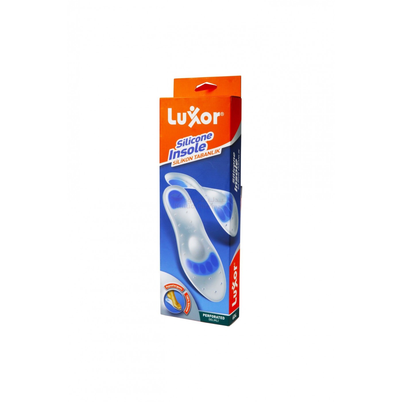 Luxor Silicon Perforated Insole X Large 1Piece – Comfort and Foot Relief