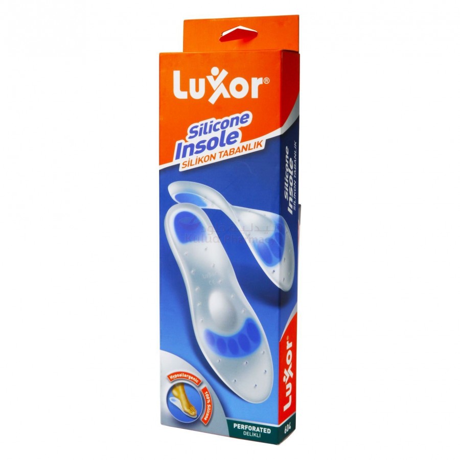 Luxor Silicon Perforated Insole X Large 1Piece – Comfort and Foot Relief