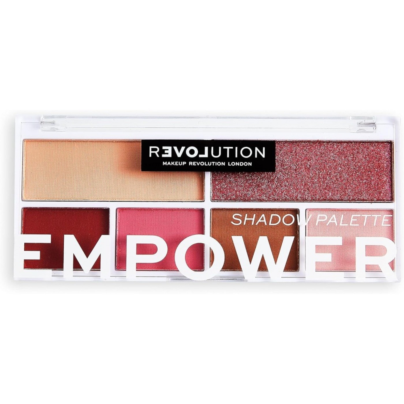 Revolution Color Play Empower Eyeshadow Palette, Multicolor 1Piece