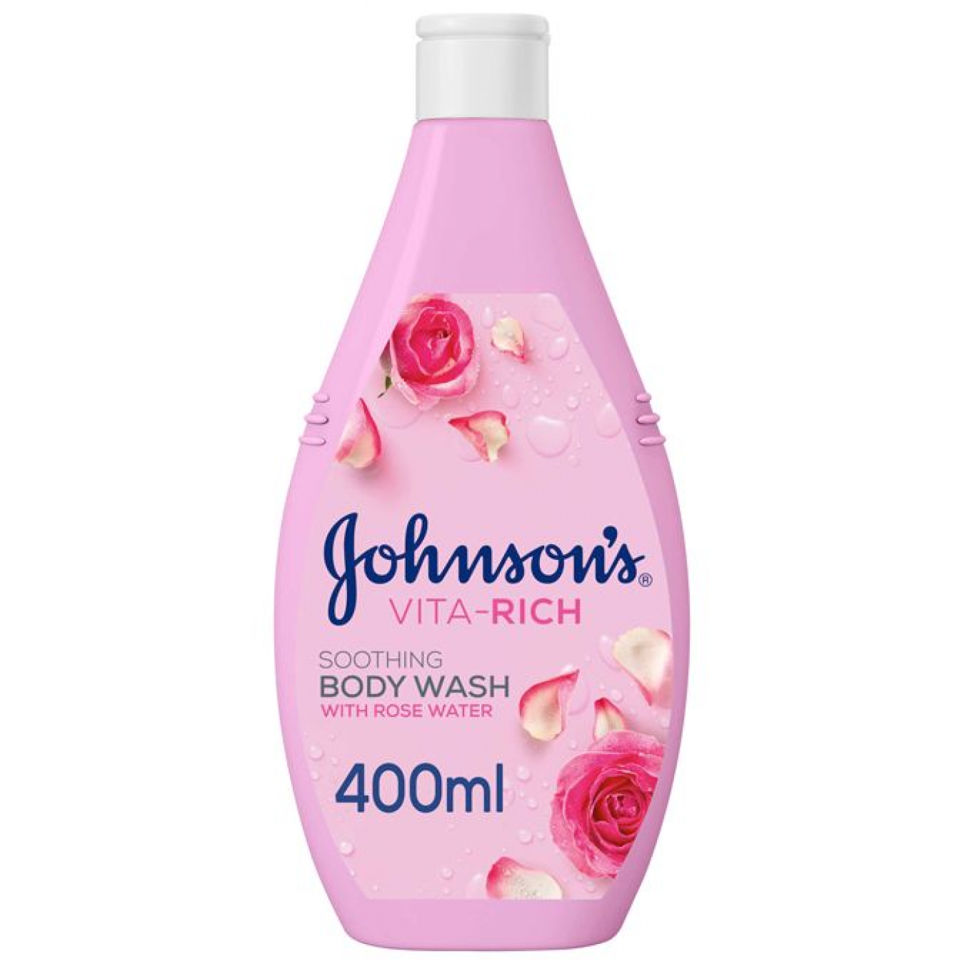 Johnson's Body Wash Vita-Rich Soothing Rose Water 400ml