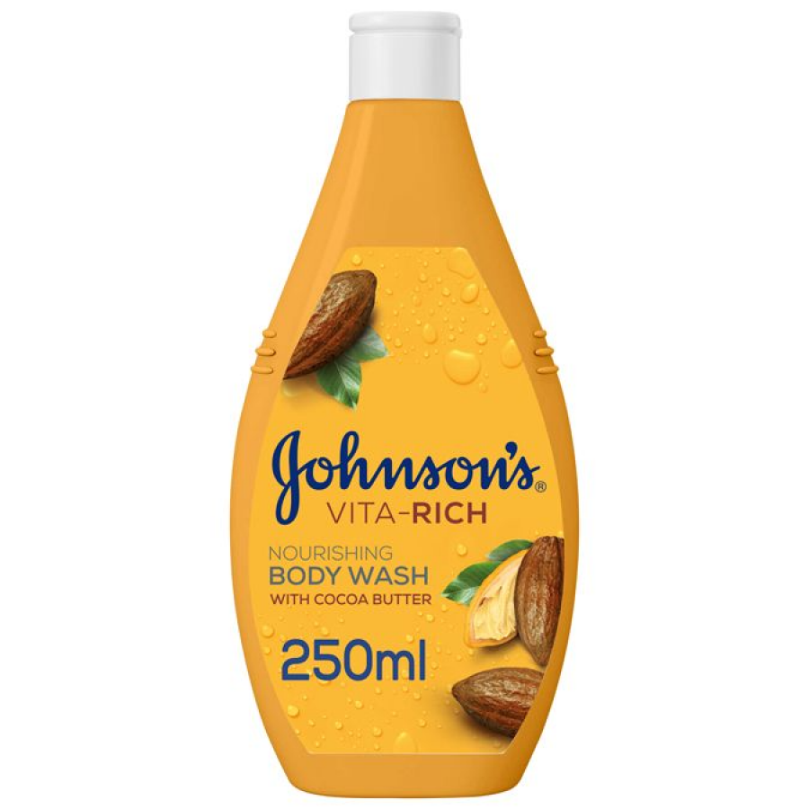 Johnson's Body Wash Vitarich Nourishing 250ml