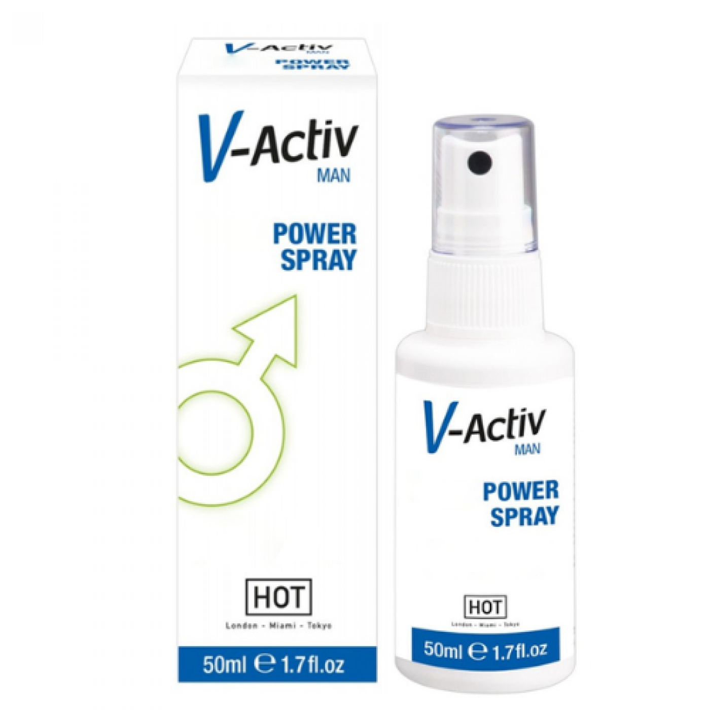 Hot V Active Man Power Spray 50 Ml