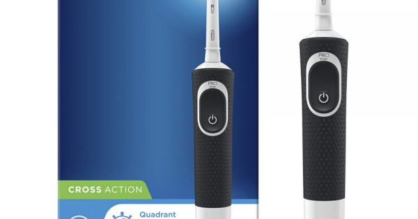 Oral-B Vitality Toothbrush/Timer Black 1Piece