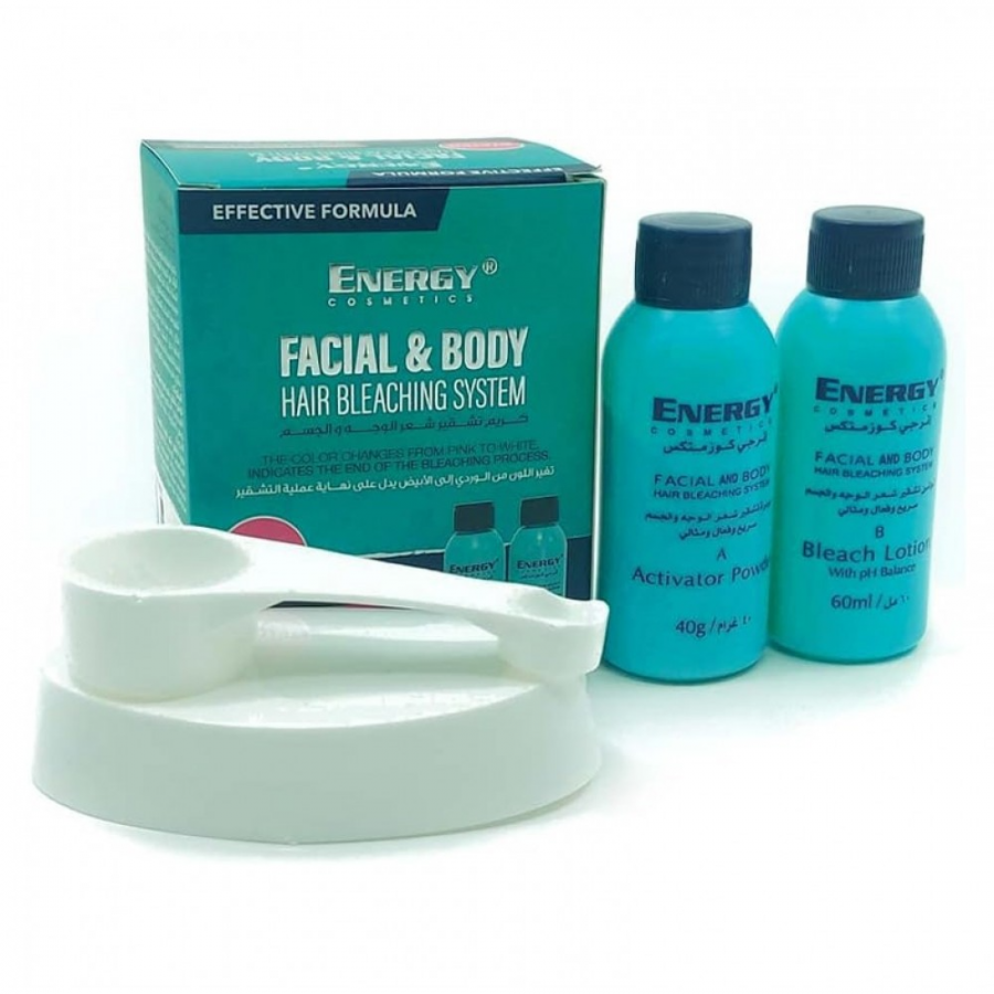 Energy Facial Hair Bleaching Cream 1Piece