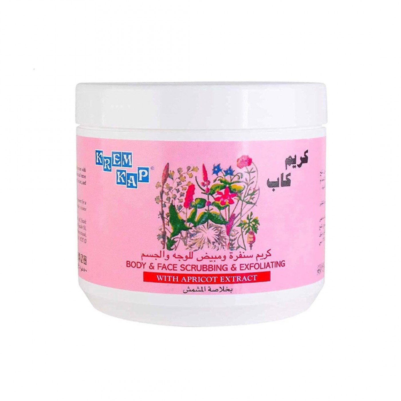 Kap Cream Body & Face Scrubing And Exfoliating with Appricot 500 g