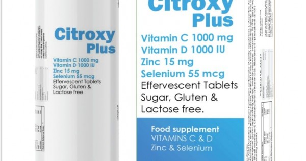 Citroxy Plus Vit C D Zinc Effervescent Tablets – 20 Effervescents