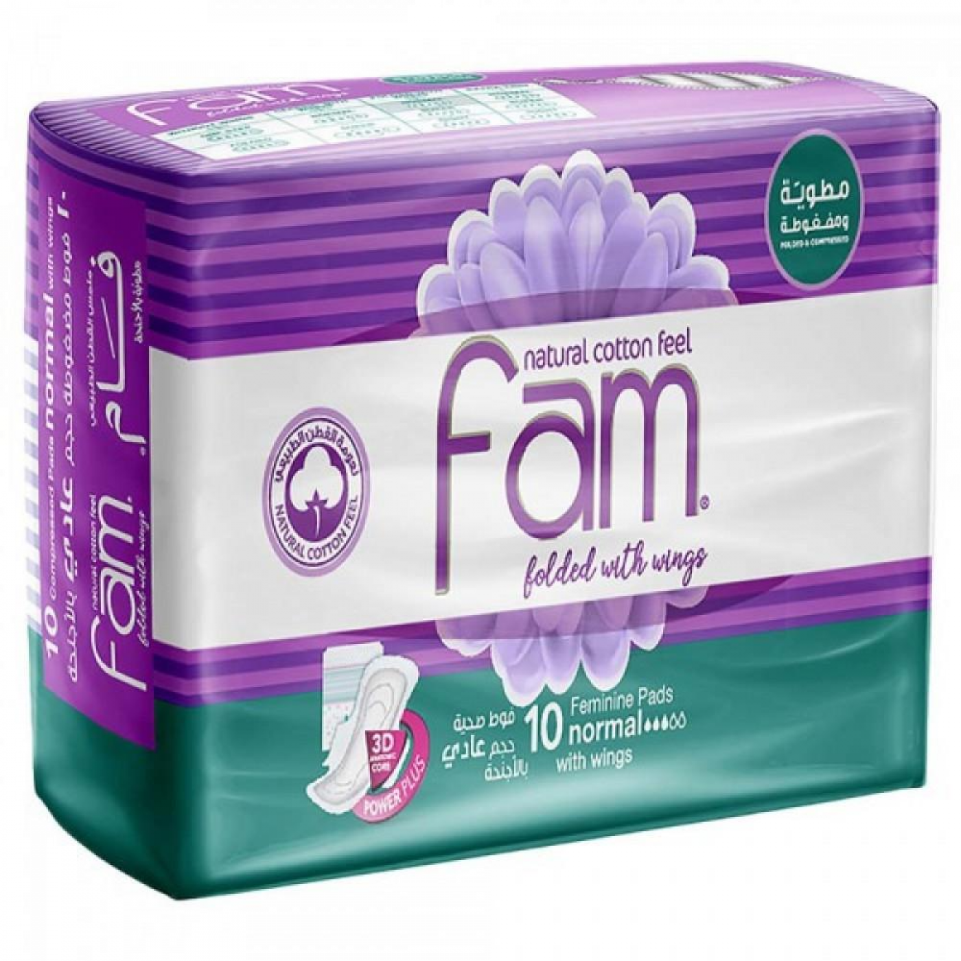Fam Feminine Pads With Wings 10Pieces