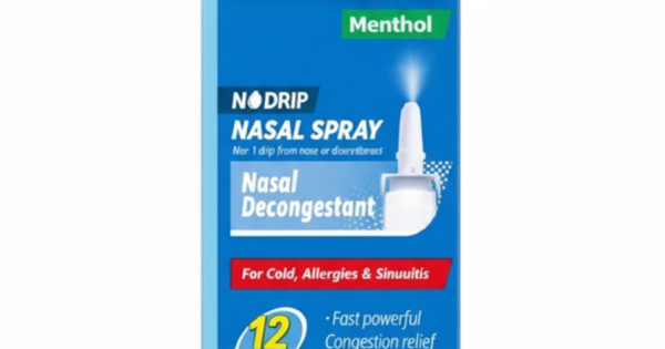 ClariSpray Menthol No Drip Nasal Decongestant – Fast & Powerful Allergy ...