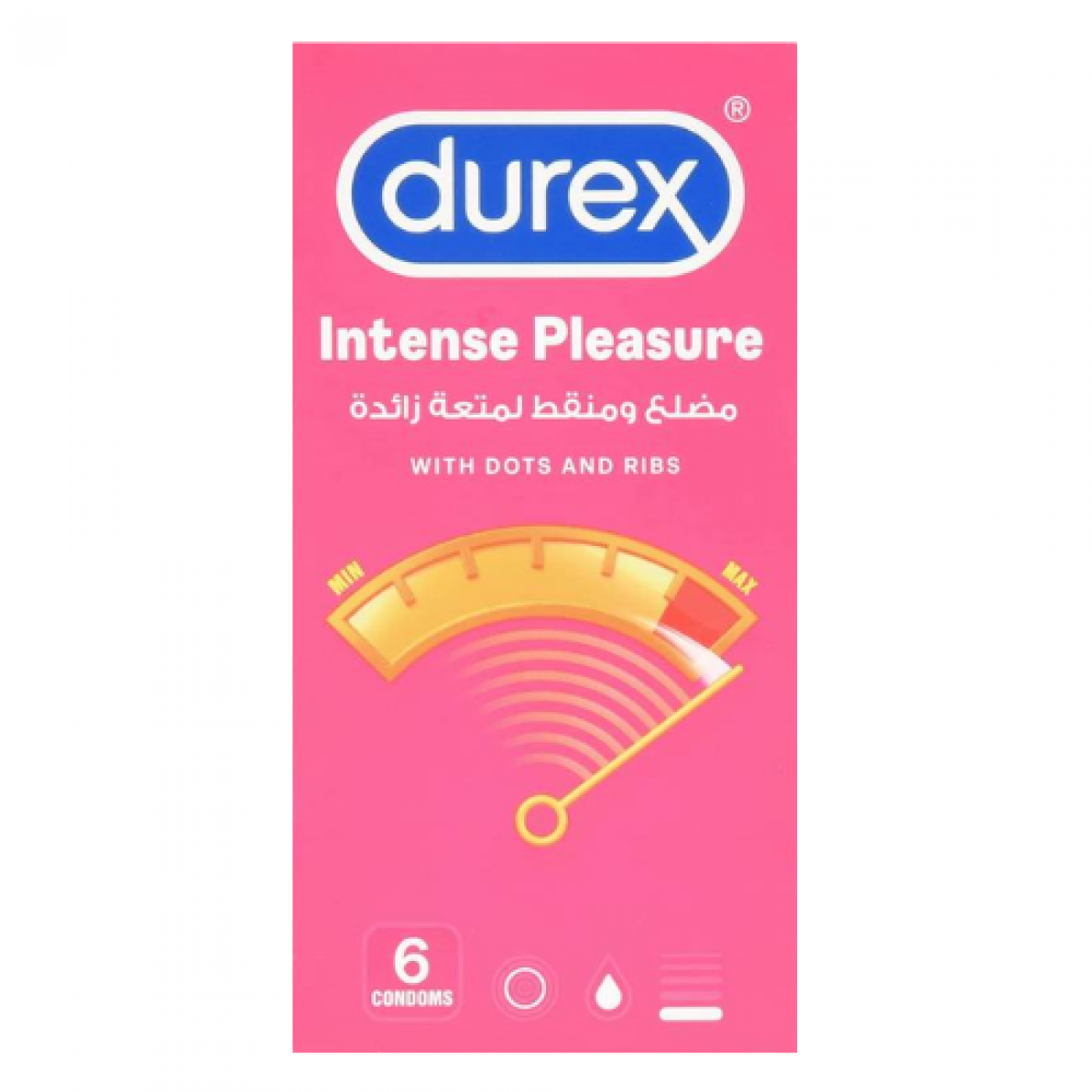 Durex Intense Pleasure Condom 6Pieces