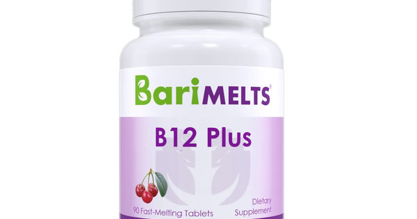 BariMelts B12 Plus - Cherry-Flavored Fast-Melting 90 Tablets