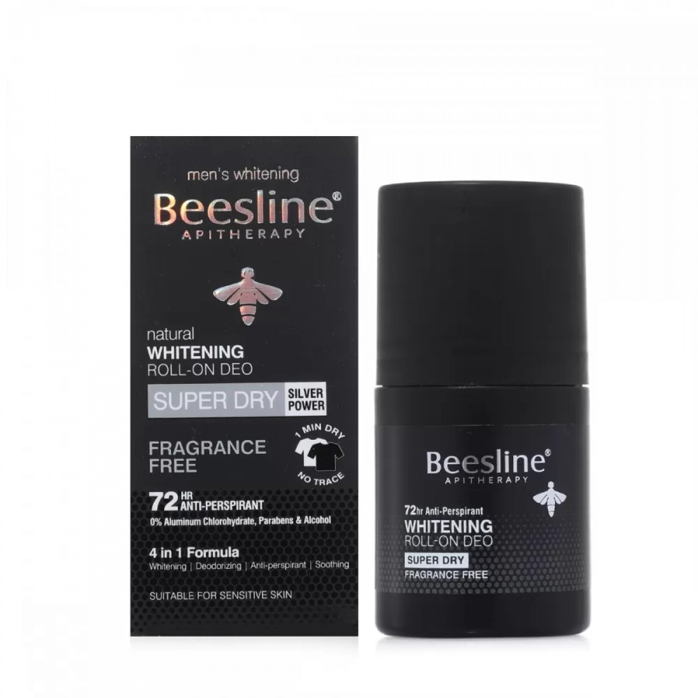 Beesline Whitening Deodorant Super Dry Fragrance Free 50 ml