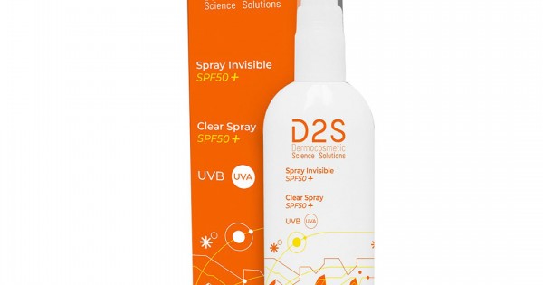 D2S Clear Sunscreen Spray SPF50+ – 125ml