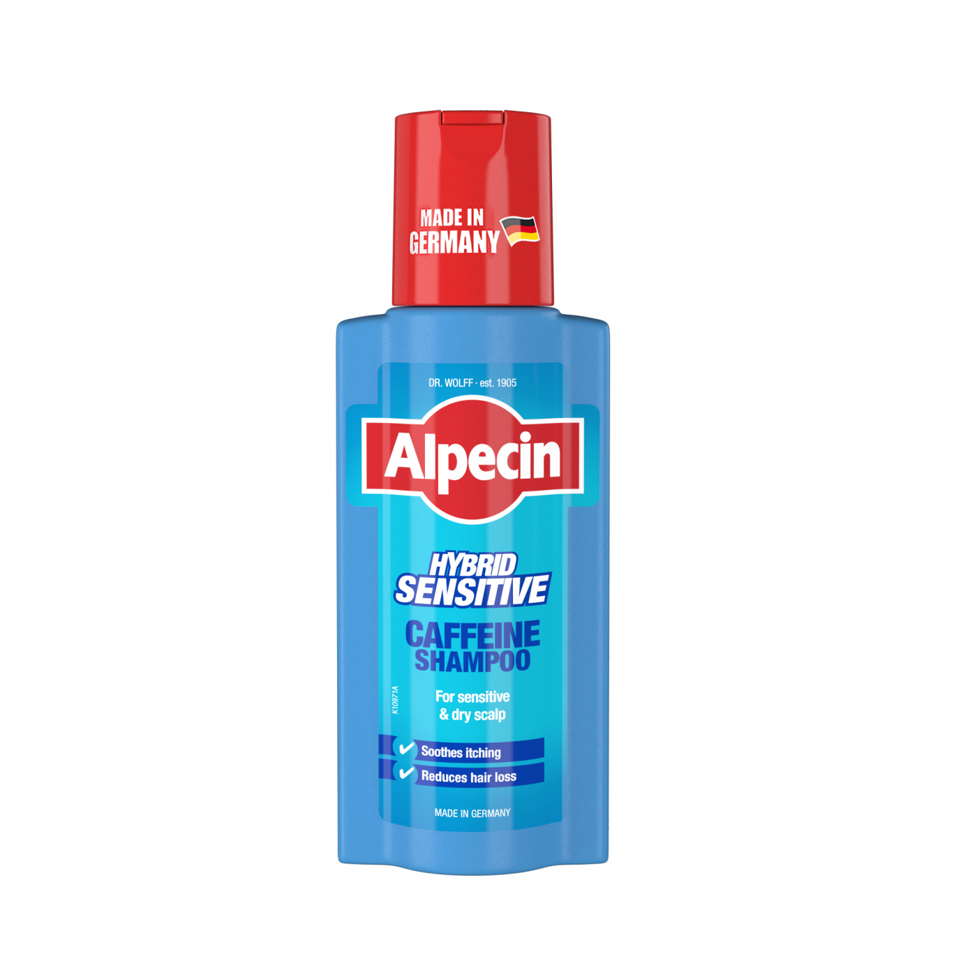 Alpecin Hybrid Caffeine Shampoo for Men for Sensitive Scalp - 375ml
