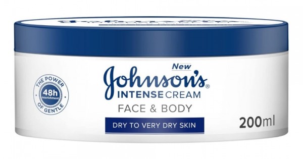 Johnson Intense Face & Body Cream Dry To Very Dry Skin 200 ml