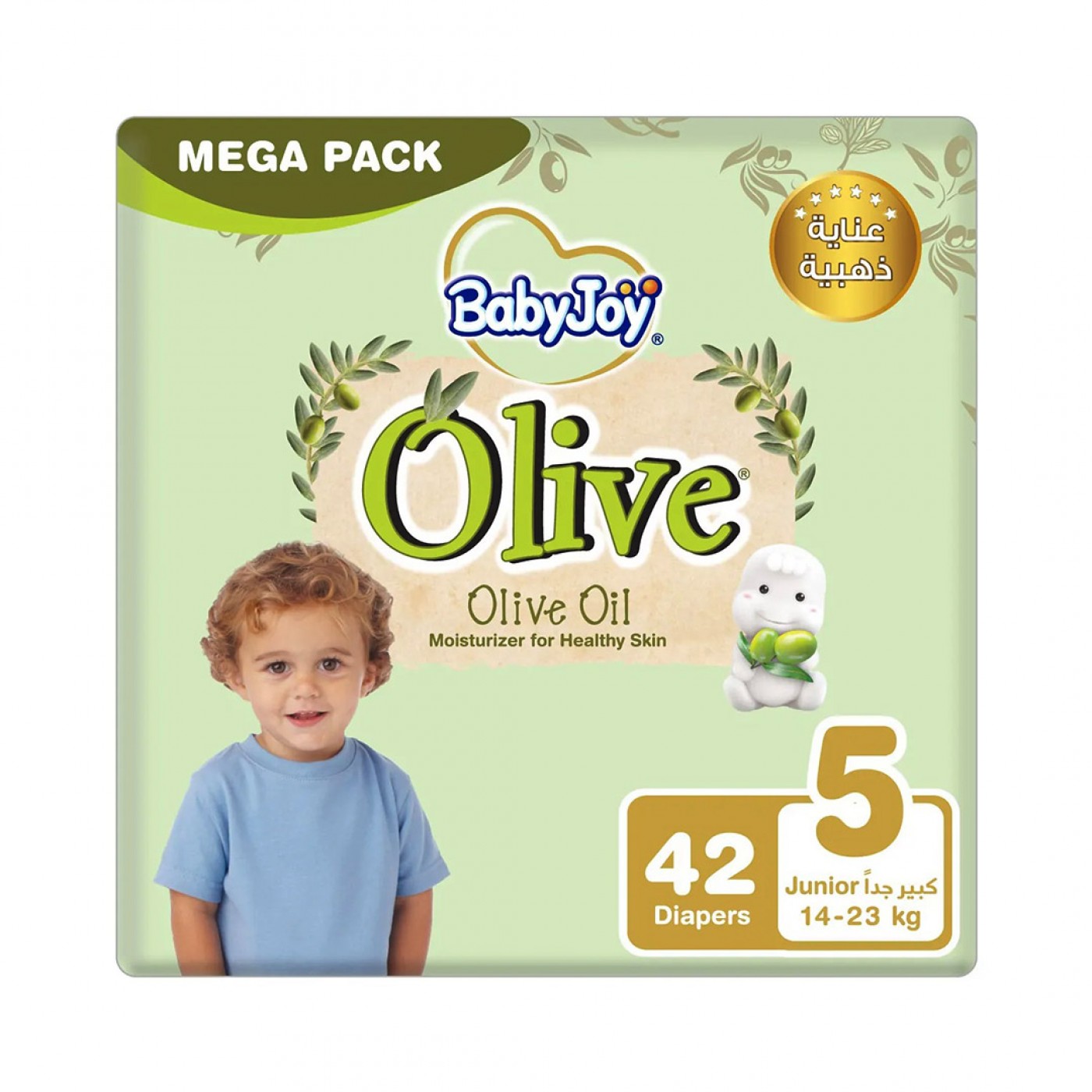 Babyjoy Baby Diapers With Olive Oil 5 - 42 Pcs