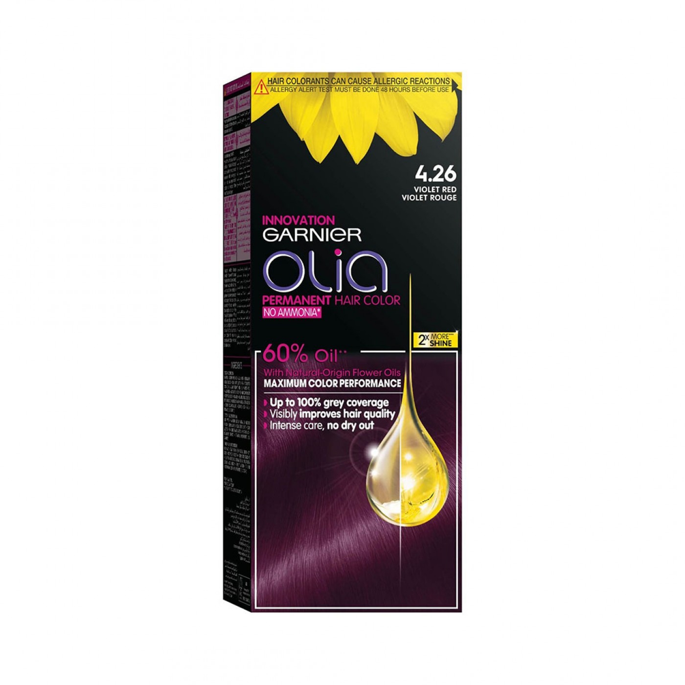 Garnier Olia H.Color Ammonia Free 4.26 Violet Red Color